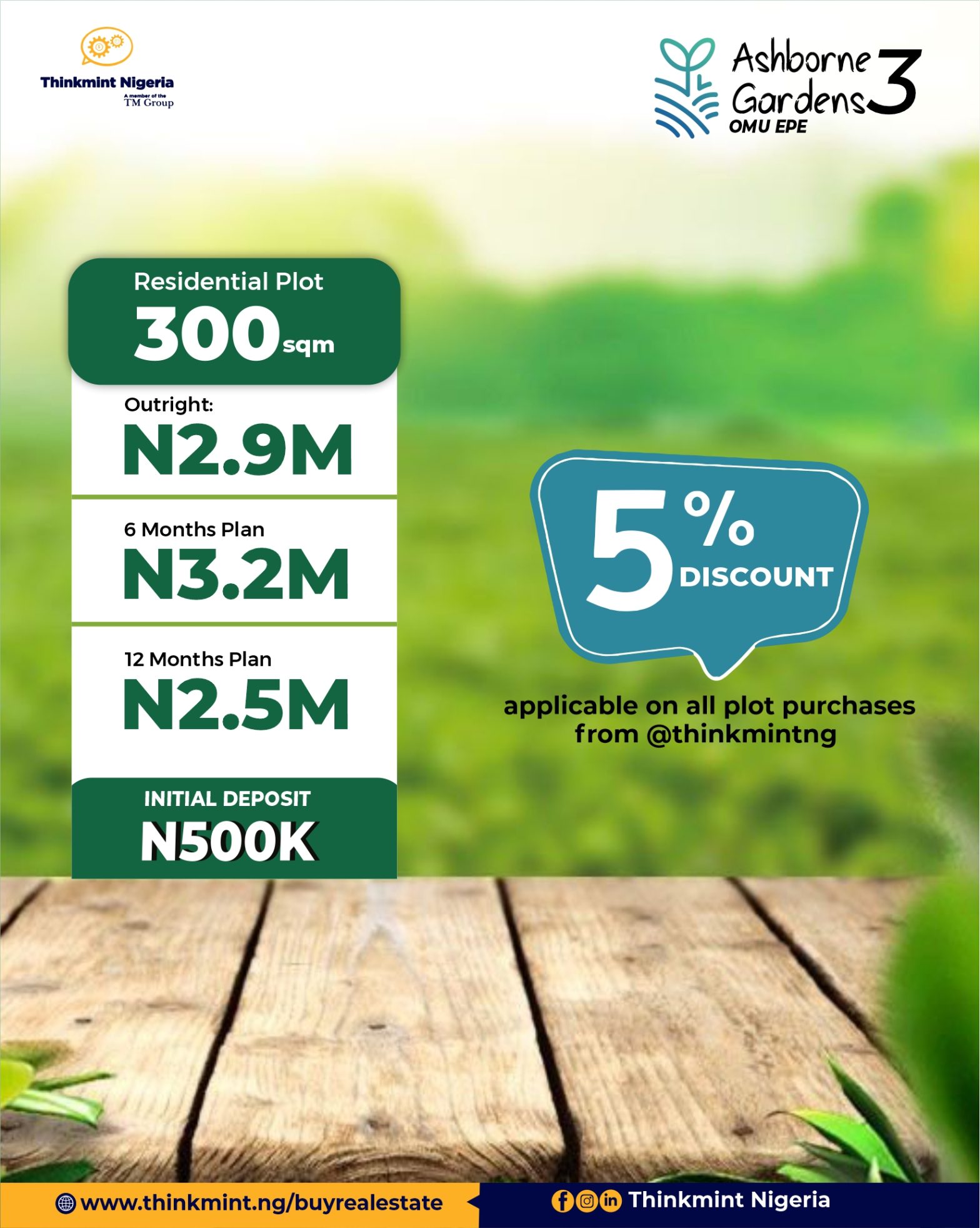 Ashborne 3 - 300SQM Plots (Sold OUT) - Buy Real Estate